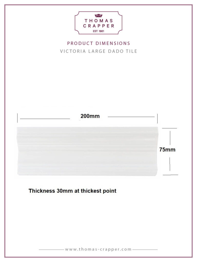 Special Offer - Traditional Large Dado Tile - Discontinued colours